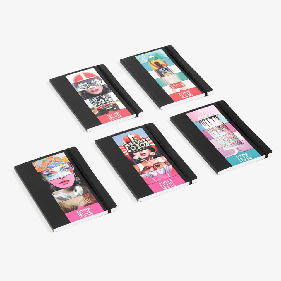 Soft Touch Cover Notebook — Flying Blue | AME