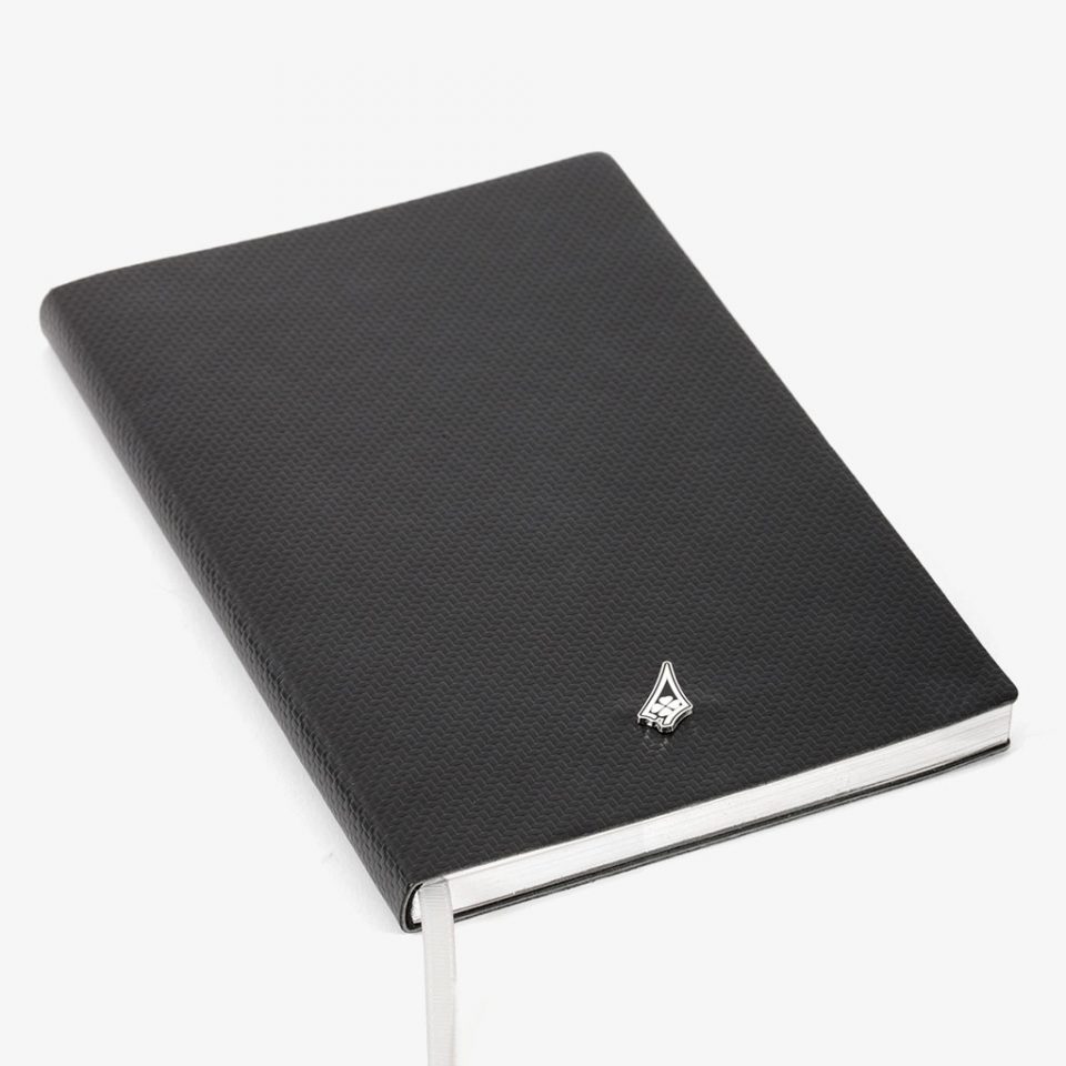 Smooth Cover Metal Logo Notebook — Dassault Aviation | AME