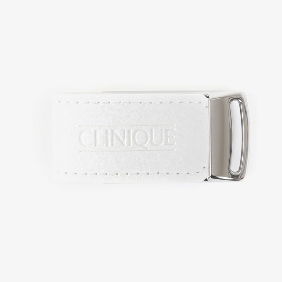 Metal & Leather USB Key — Clinique | AME