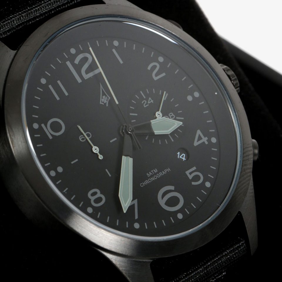 Flight Chronograph Flyback Watch with Canvas Bracelet — Dassault ...