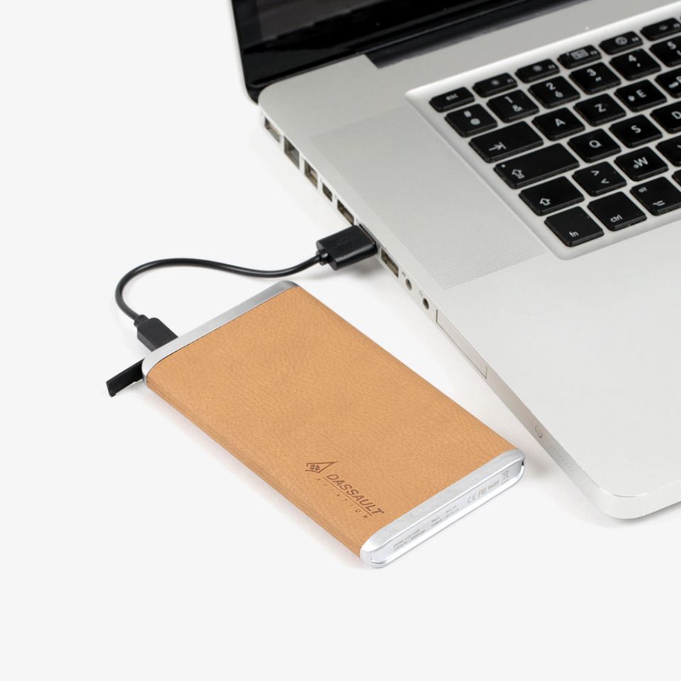 Leather & Metal Power Bank — Dassault Aviation | AME