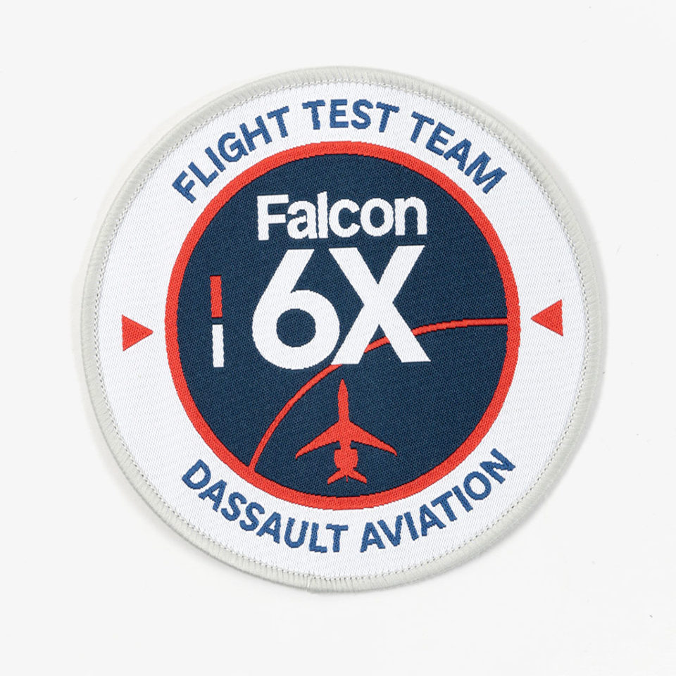 Falcon 6x Woven Patch — Dassault Aviation | AME