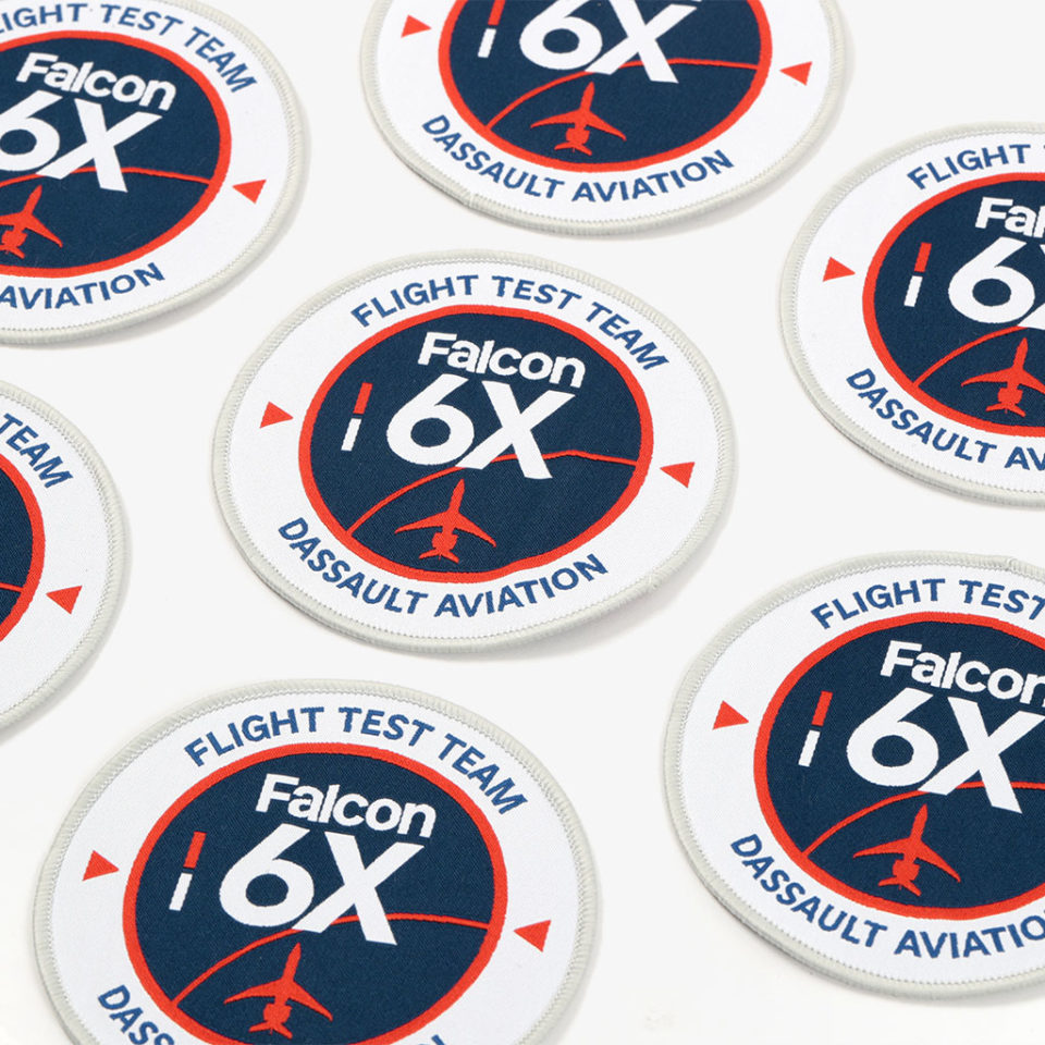 Falcon 6x Woven Patch — Dassault Aviation | AME