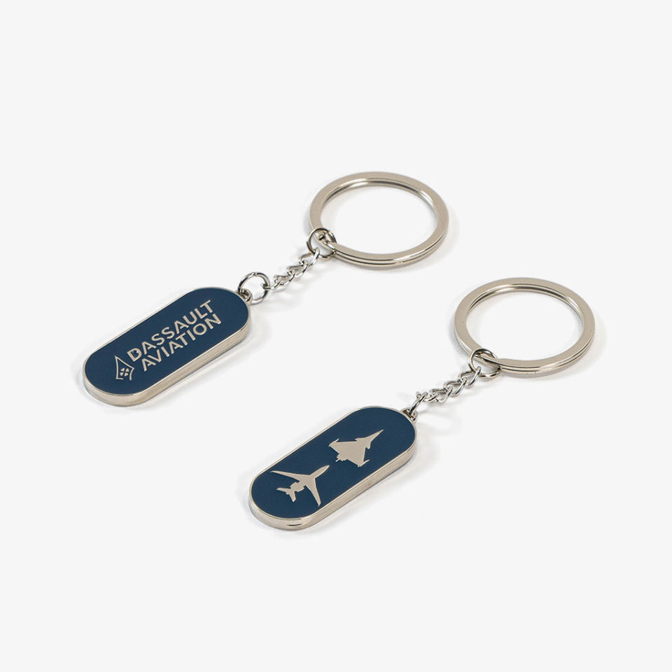 Metallic Keychain — Dassault Aviation | AME